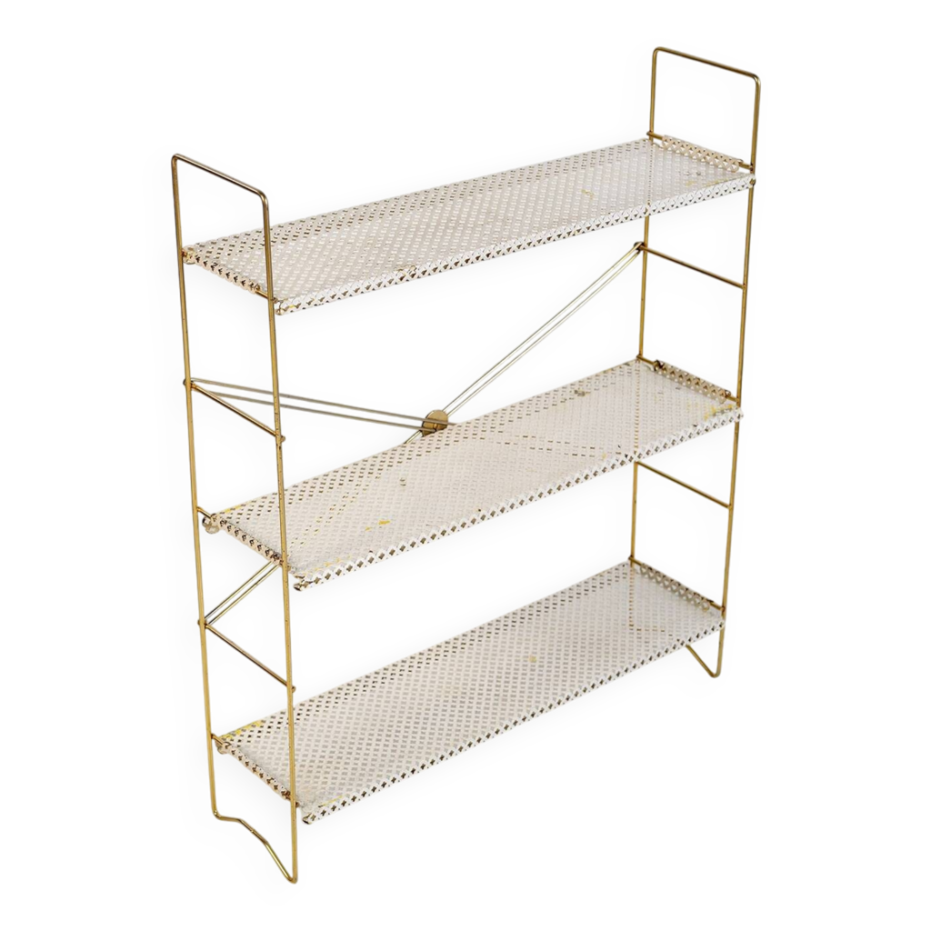 bibliothèque à 3 plateaux, France 1950 | Selency