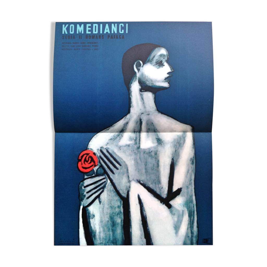 1955 Polish film poster for "Les enfants du paradis" (Marcel Carné ...