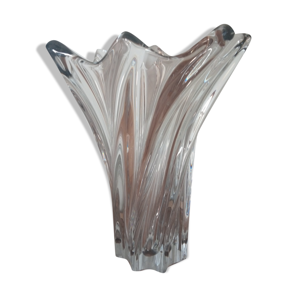 Vase cristal art Vannes France | Selency