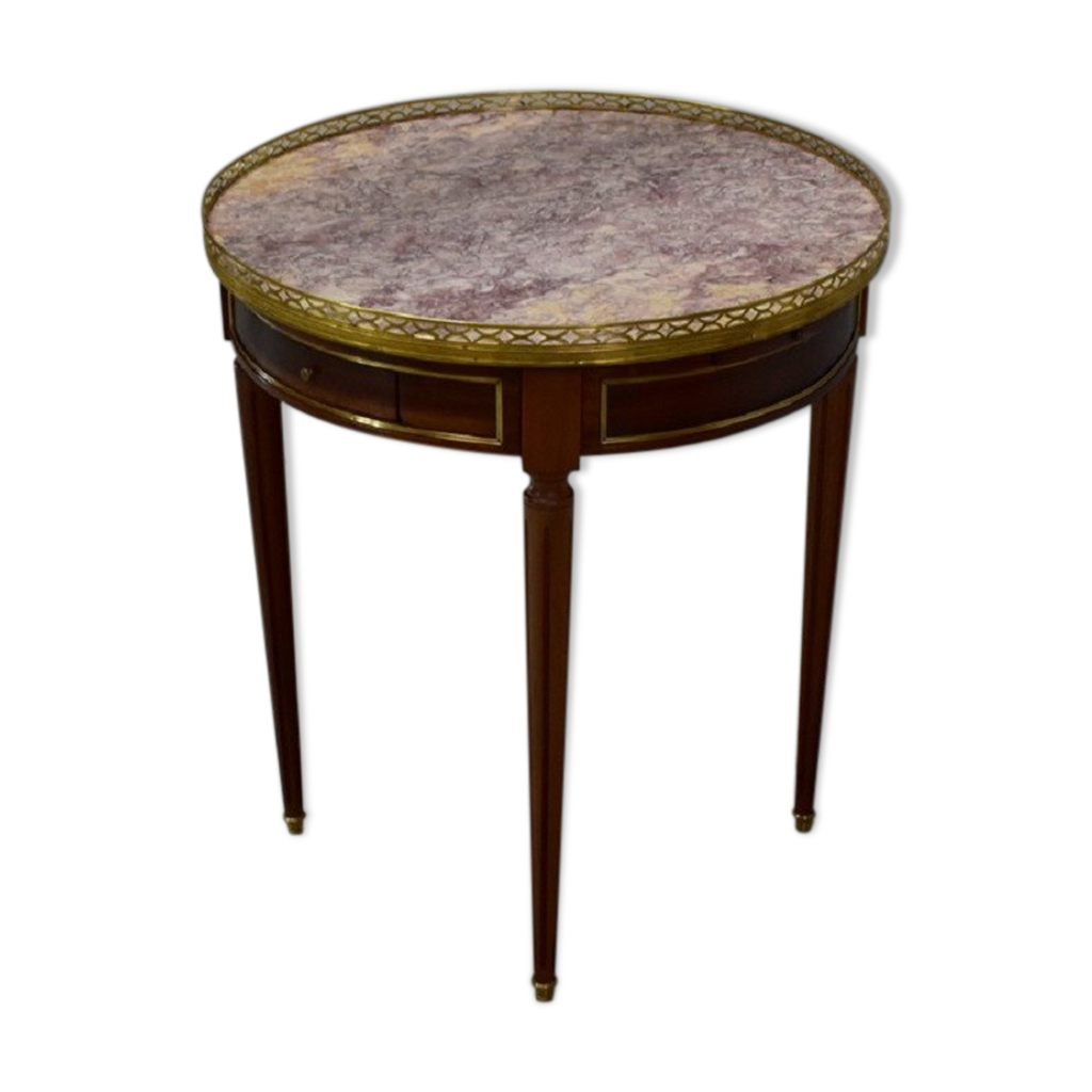 Table bouillotte en acajou, style Louis XVI – début XXe | Selency