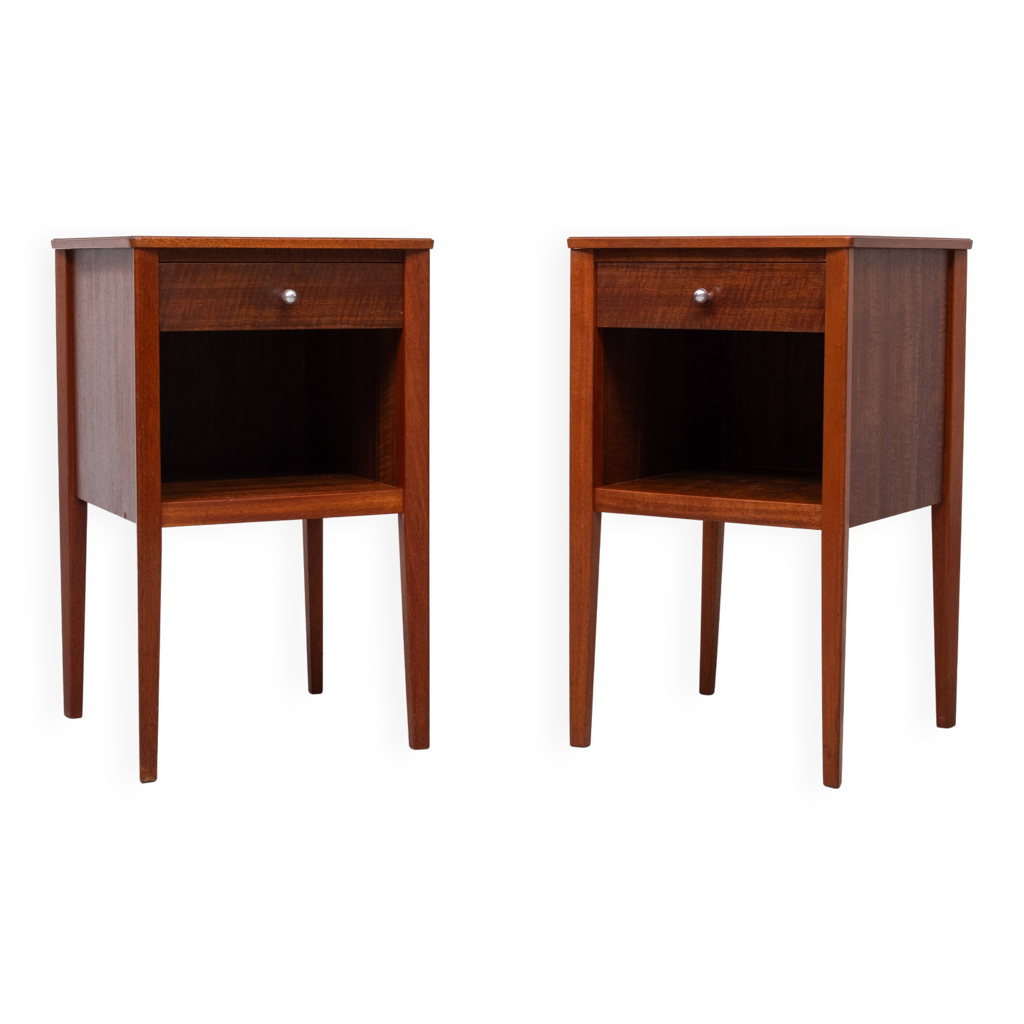 Tables de nuit en acajou Gordon Russell des années 1960, Angleterre ...