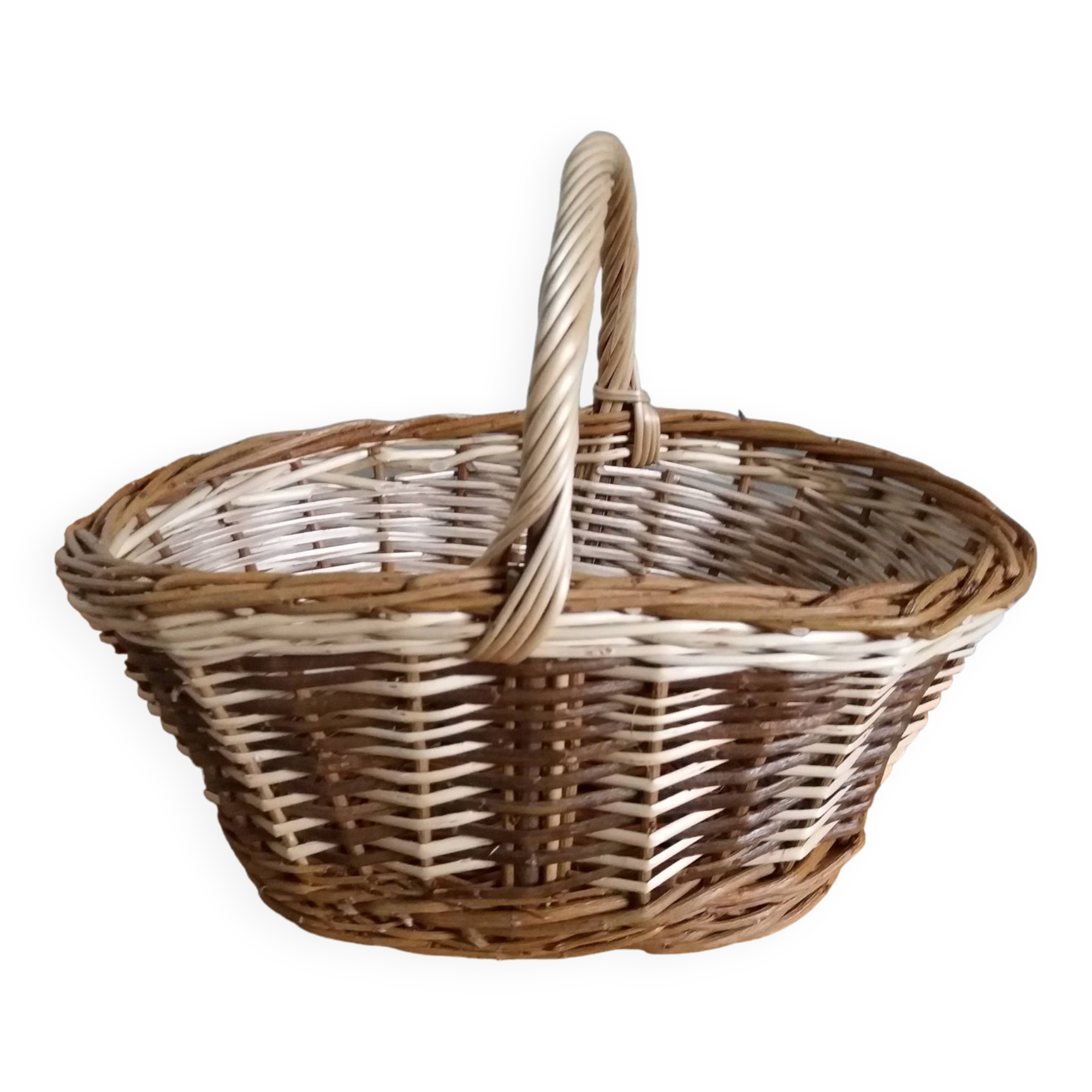 Panier à anse en osier | Selency