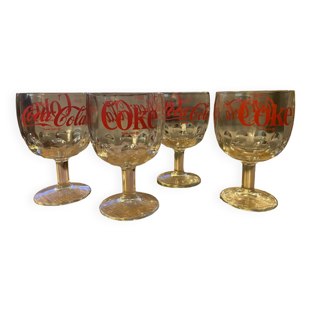 Vintage coca cola glasses store