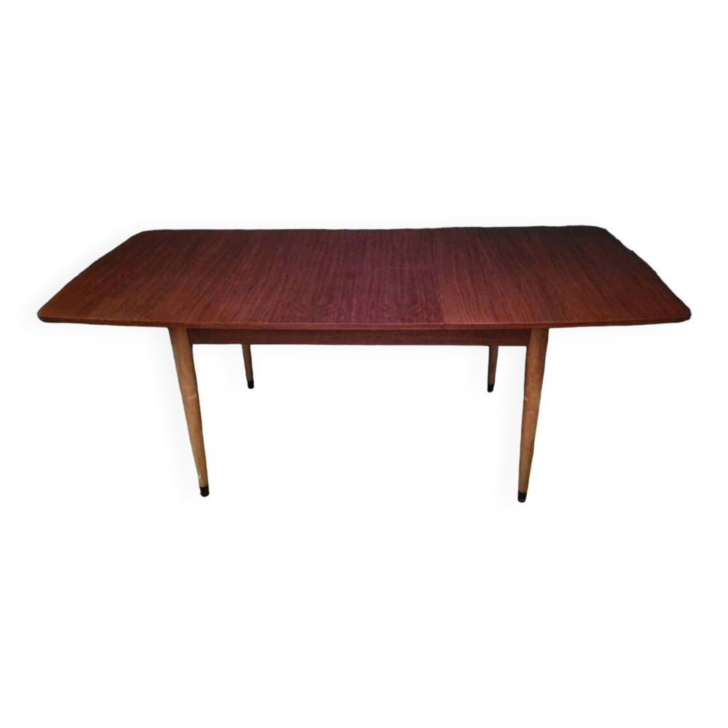 Table à manger à rallonge extensible scandinave vintage | Selency