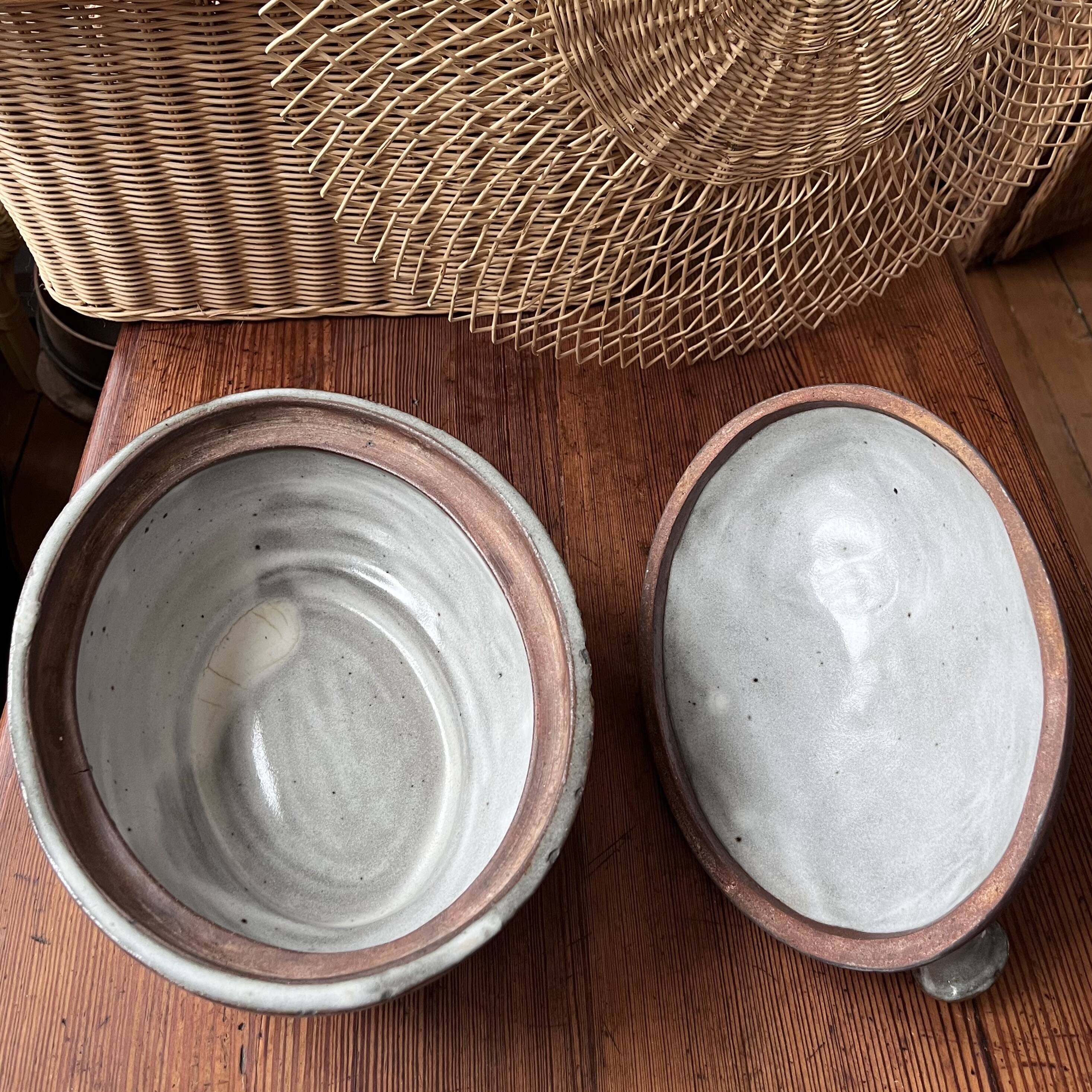 Soupière zoomorphe oiseau Thierry&Chantal Robert Atelier Grés du Loir Poncé | Selency