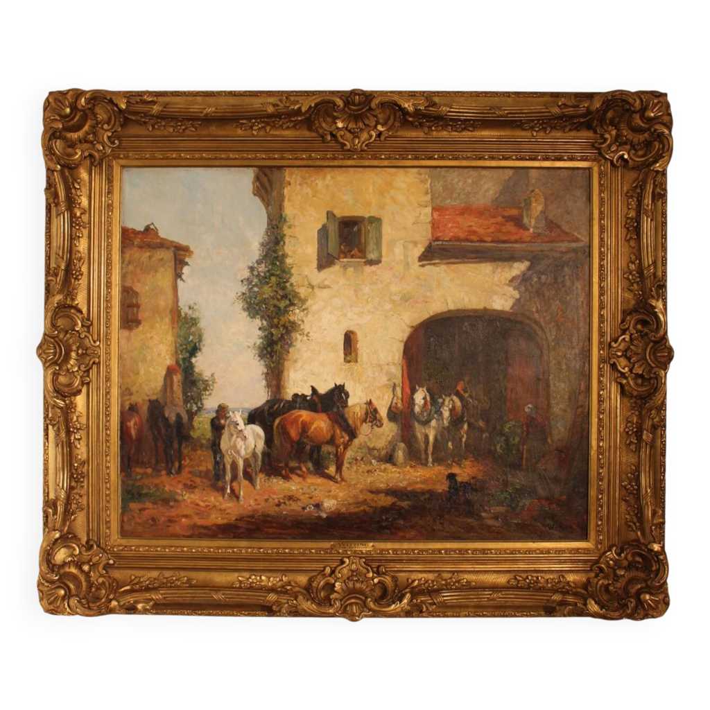 Peinture 19e siècle de Witting | Selency