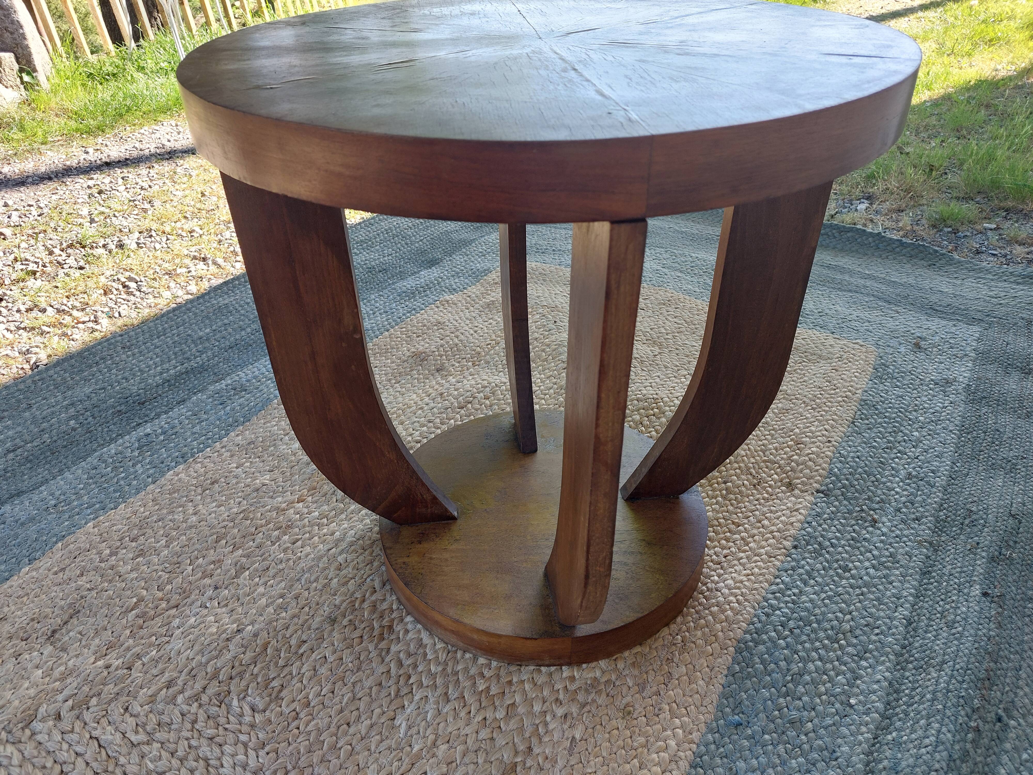 guéridon art déco rond, 4 pieds | Selency
