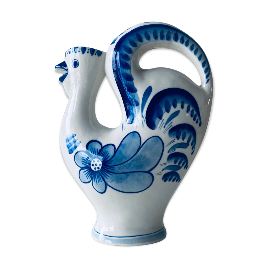 Pichet ancien coq en céramique | Selency