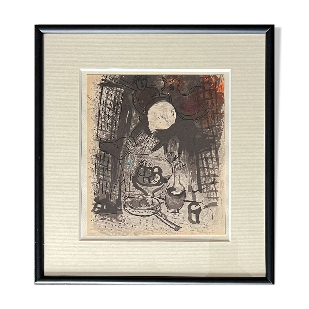 "La table dressée" attribué à Marc Chagall | Selency