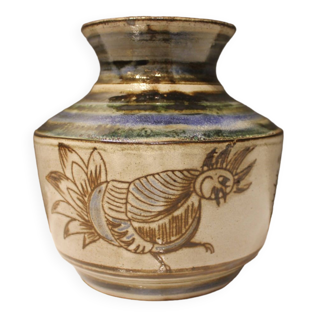 Vase de Raymonde Leduc, Vallauris | Selency