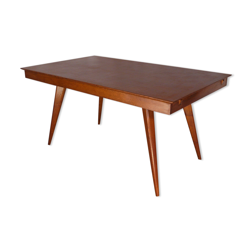 Table rectangulaire extensible vintage années 50 | Selency