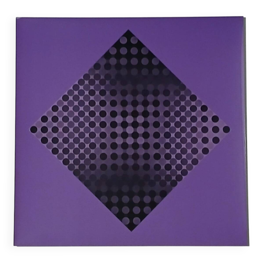Sérigraphie cinétique Victor Vasarely, éditions du Griffon 1970 | Selency