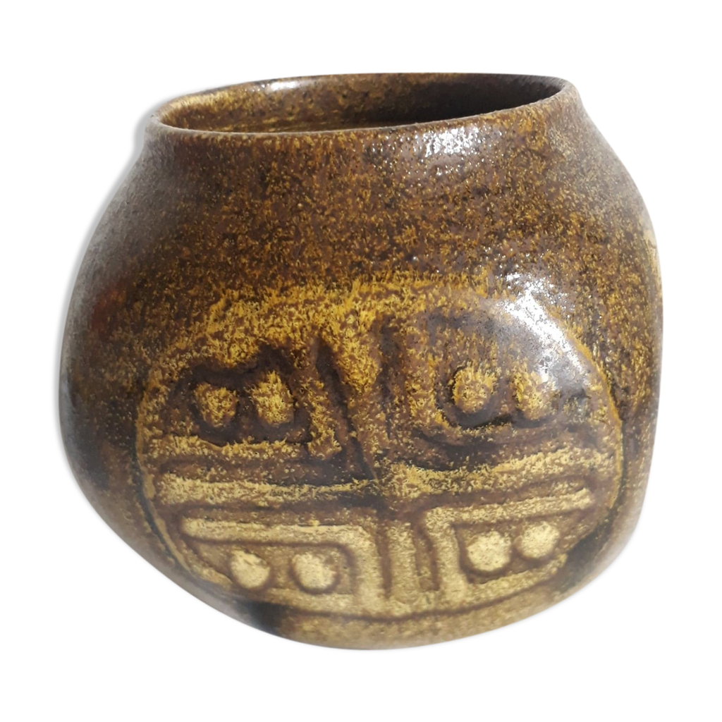 Pot céramique signé par Stahl | Selency