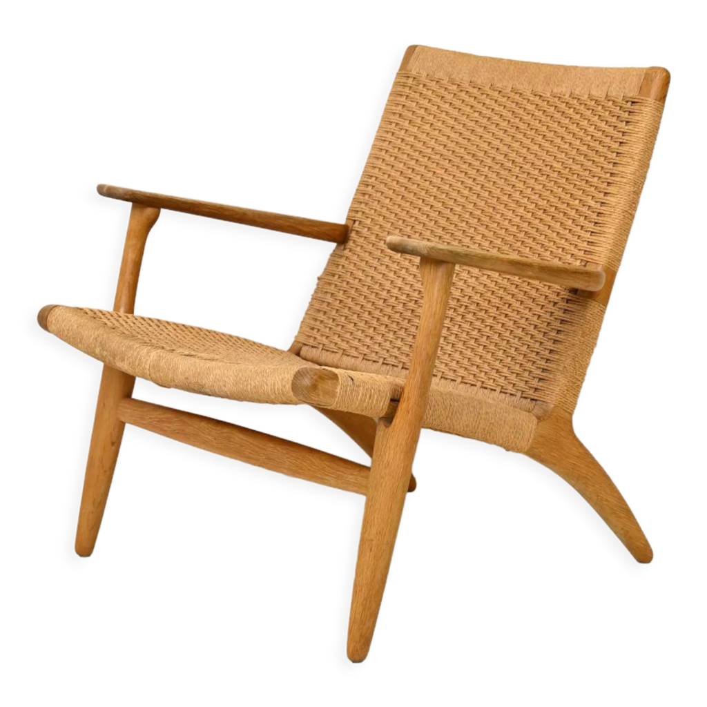 Fauteuil CH25 par Hans J. Wegner pour Carl Hansen & Son | Selency