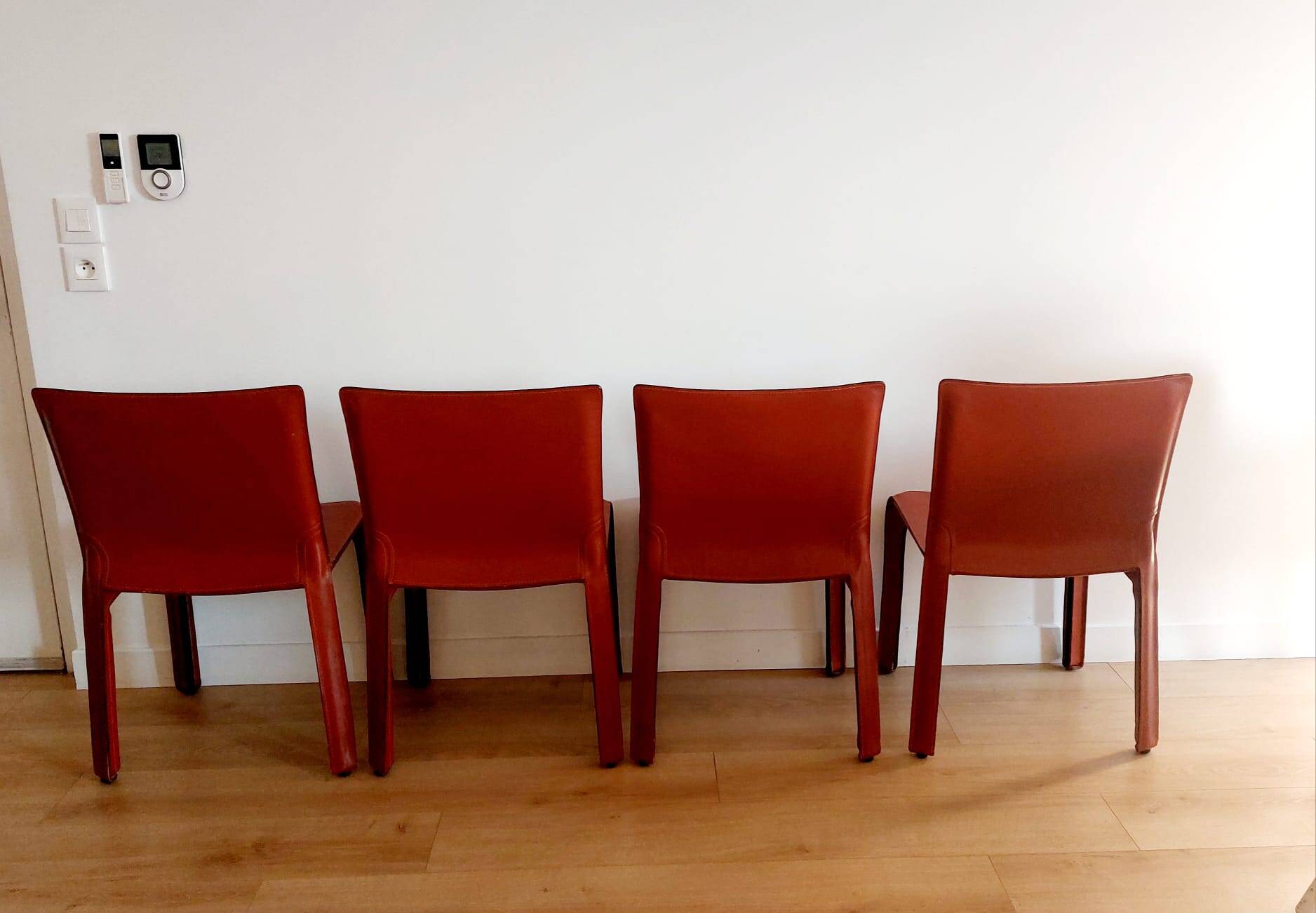 Lot de 4 chaises CAB 412 par Mario Bellin - Cassina | Selency
