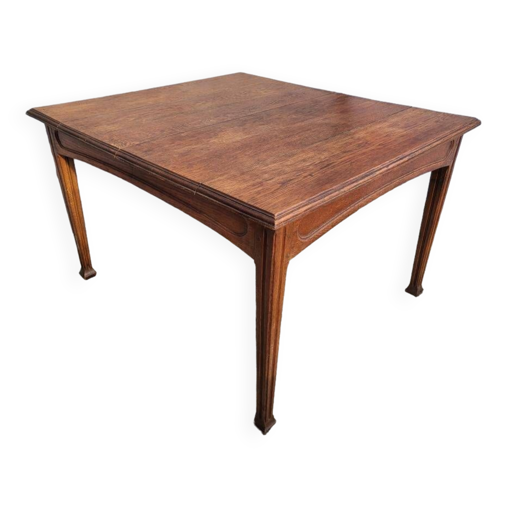 Table extensible Art Nouveau Latham 1916 Pied Guimard | Selency