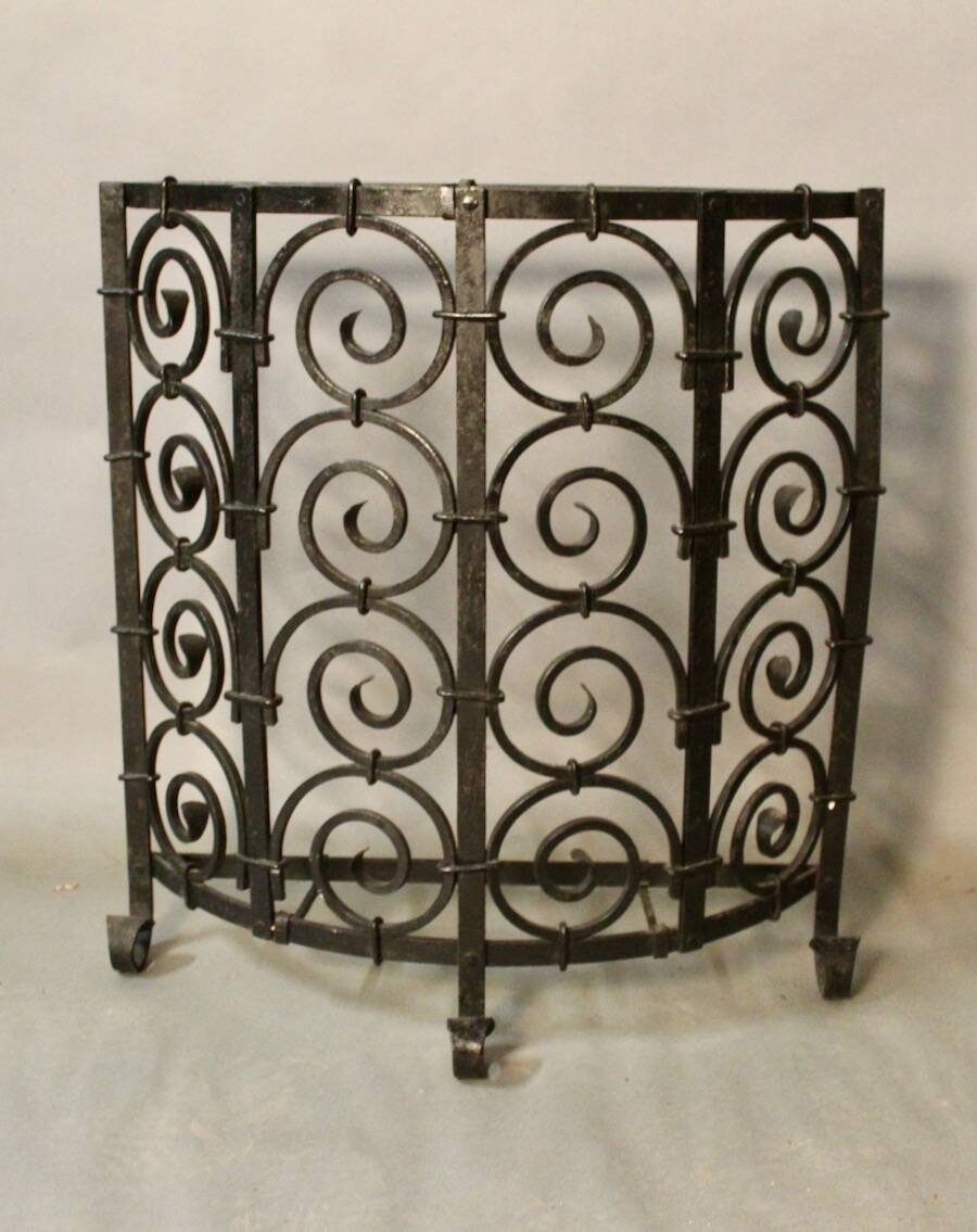 Grille de cheminée en fer forgé | Selency