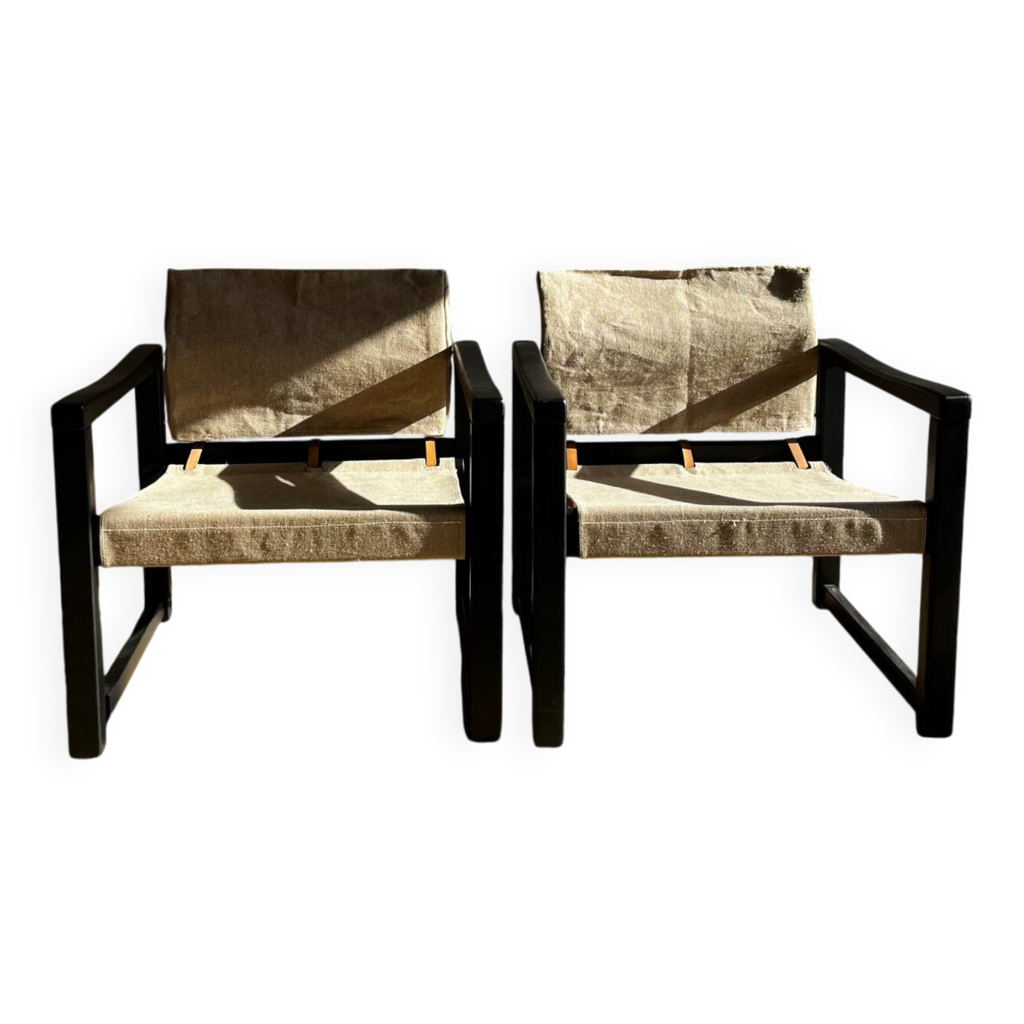 Chaise safari suédoise karin mobry ikea vintage | Selency