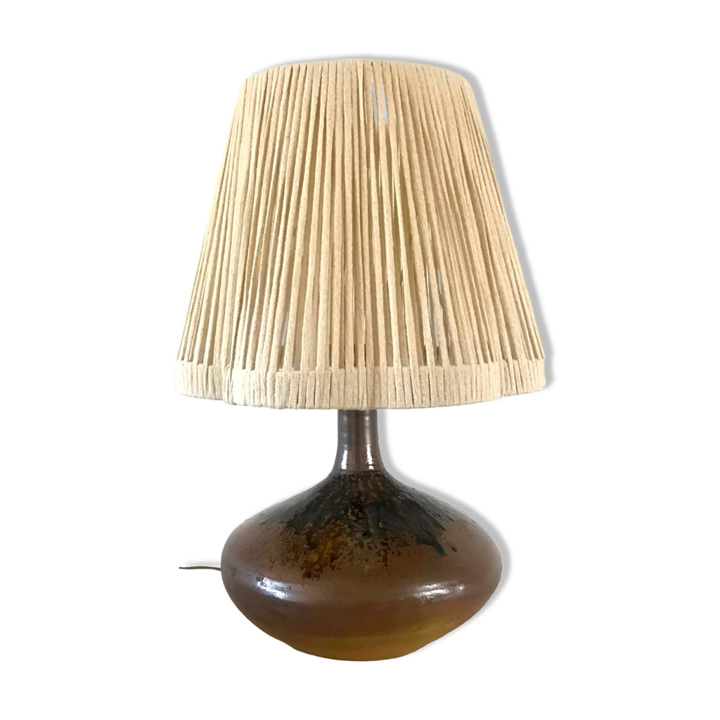 Lampe en vintage en céramique années 60 | Selency