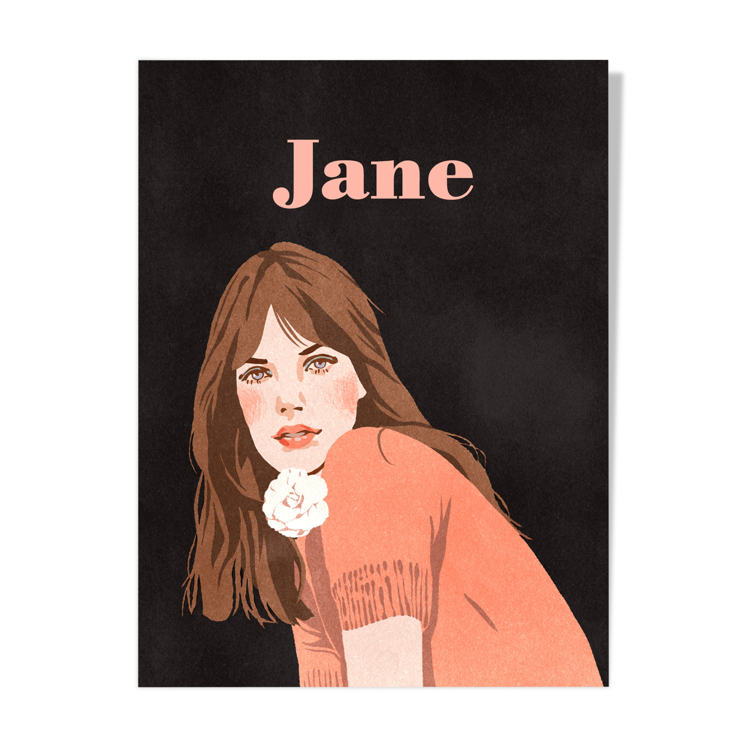 Jane Birkin illustration A3 | Selency