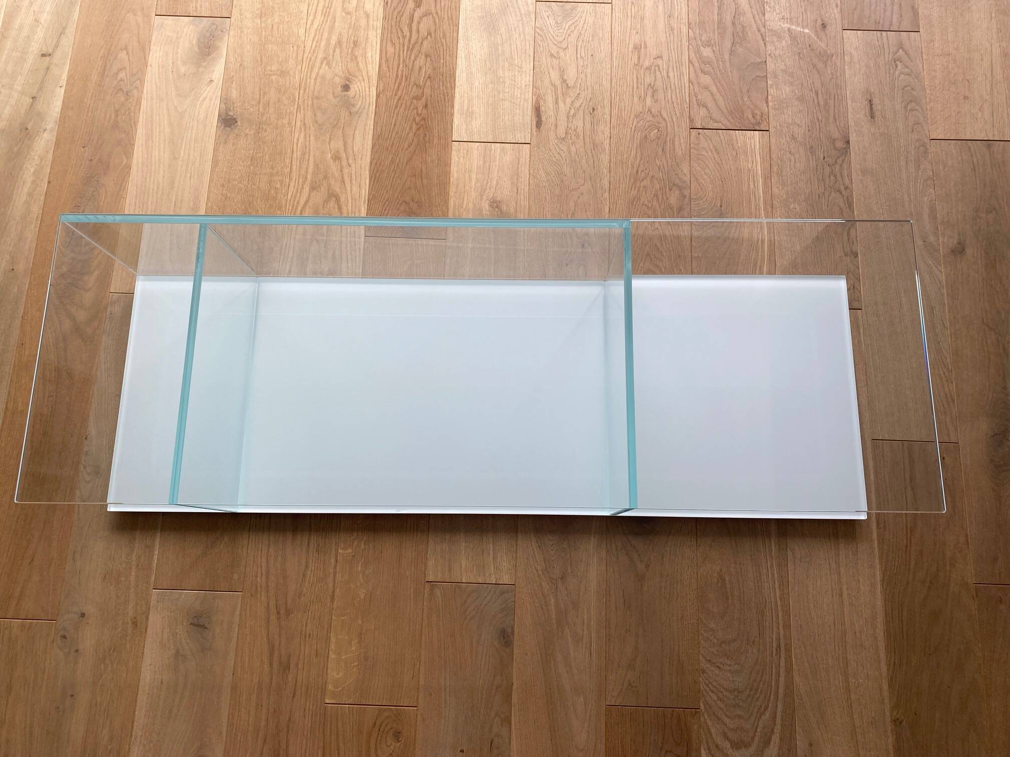 Table basse en verre trempé cassina modèle mex 269 du designer piero ...