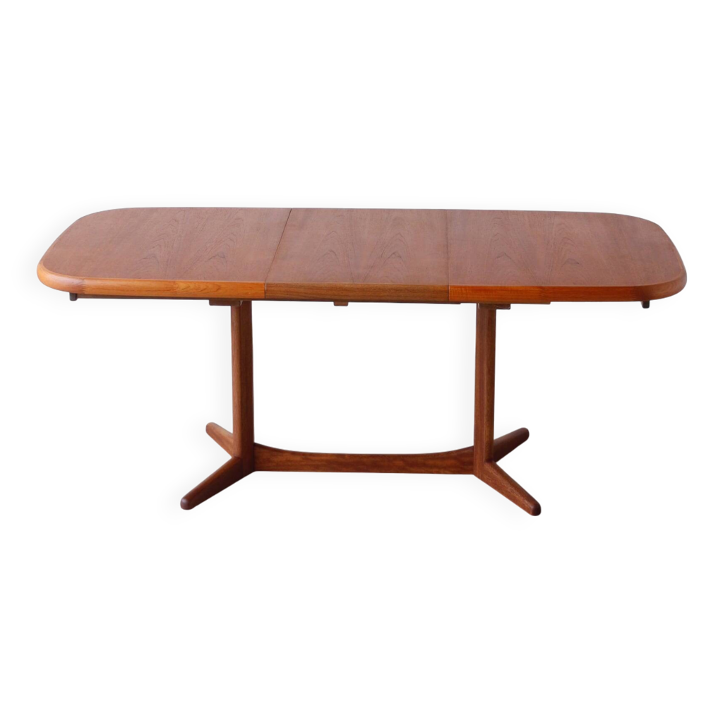 Table à manger scandinave extensible en teck – Ansager Mobler | Selency