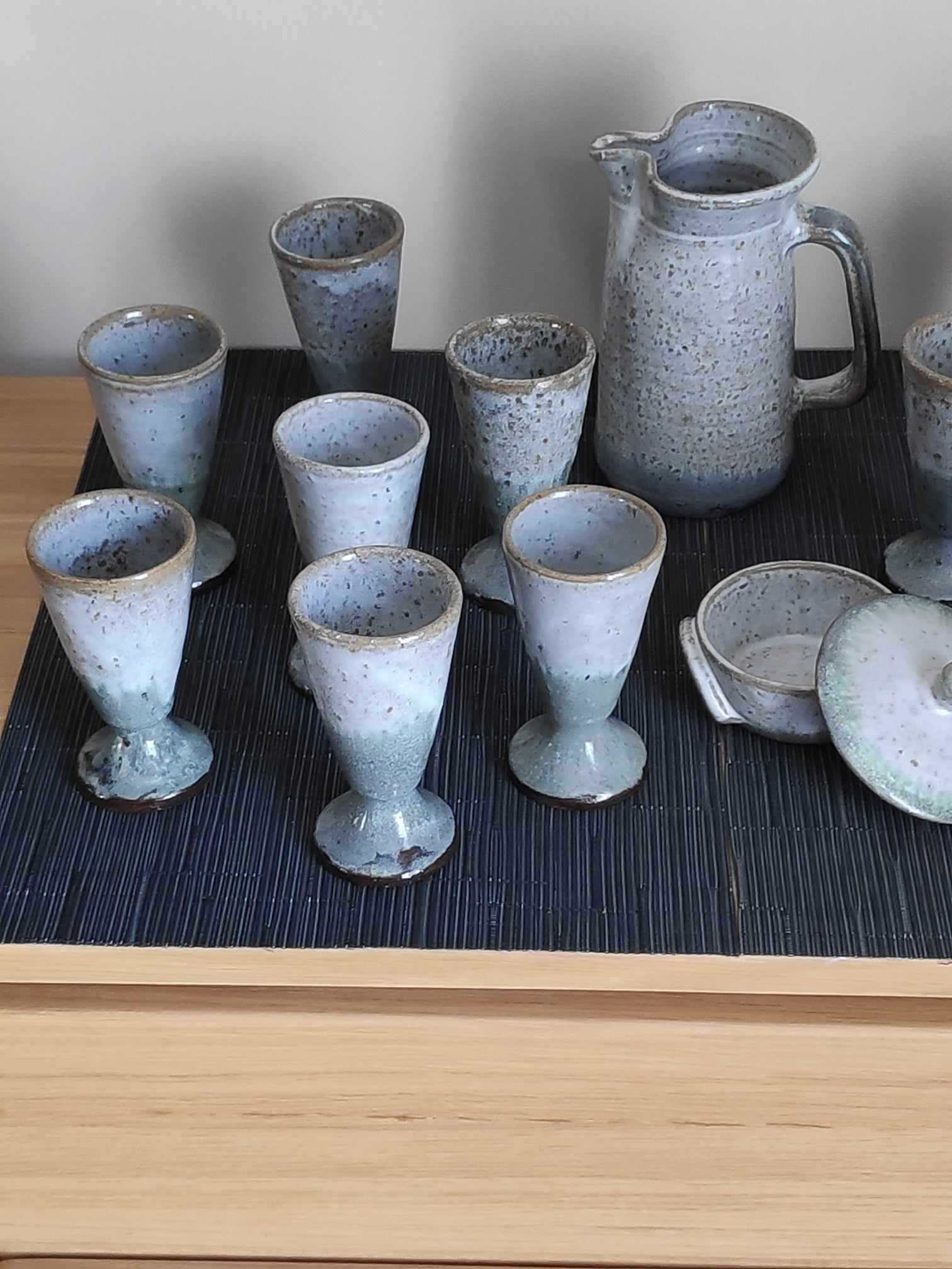 Service en véritable grès artisanal | Selency