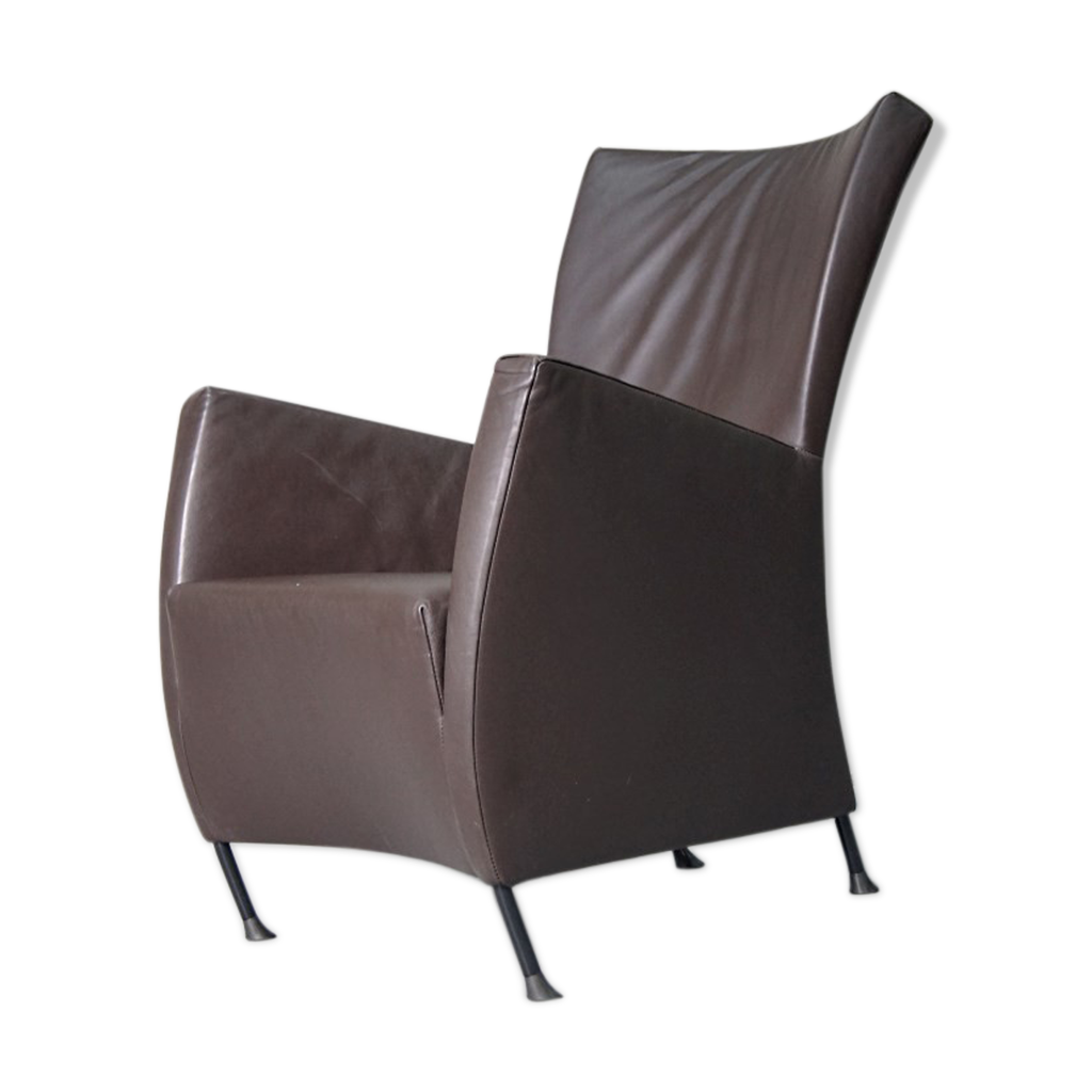 Leather Windy easy chair by Gijs Papavoine for Montis, 1990s | Selency