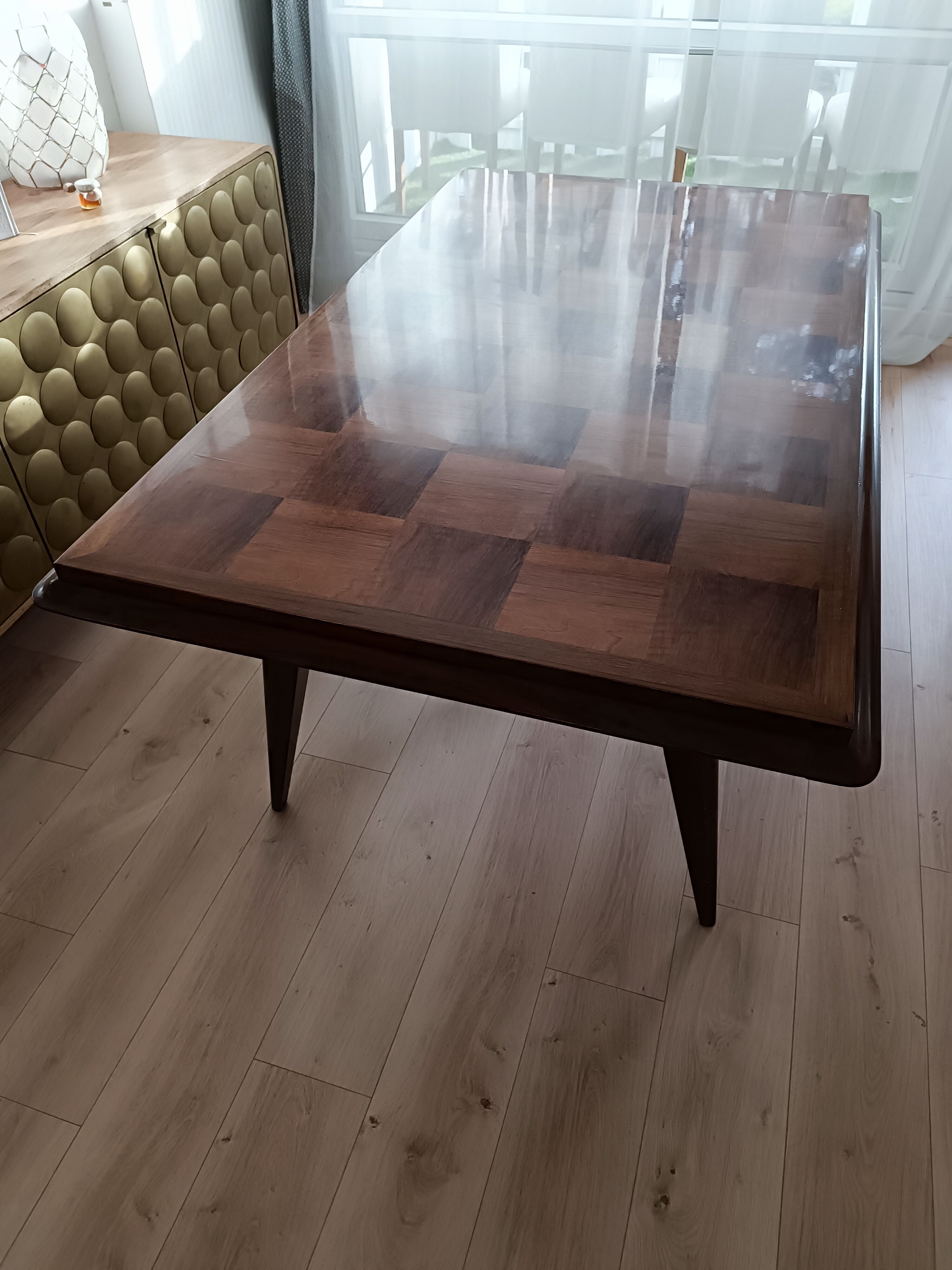 Table damier années 40 vintage | Selency