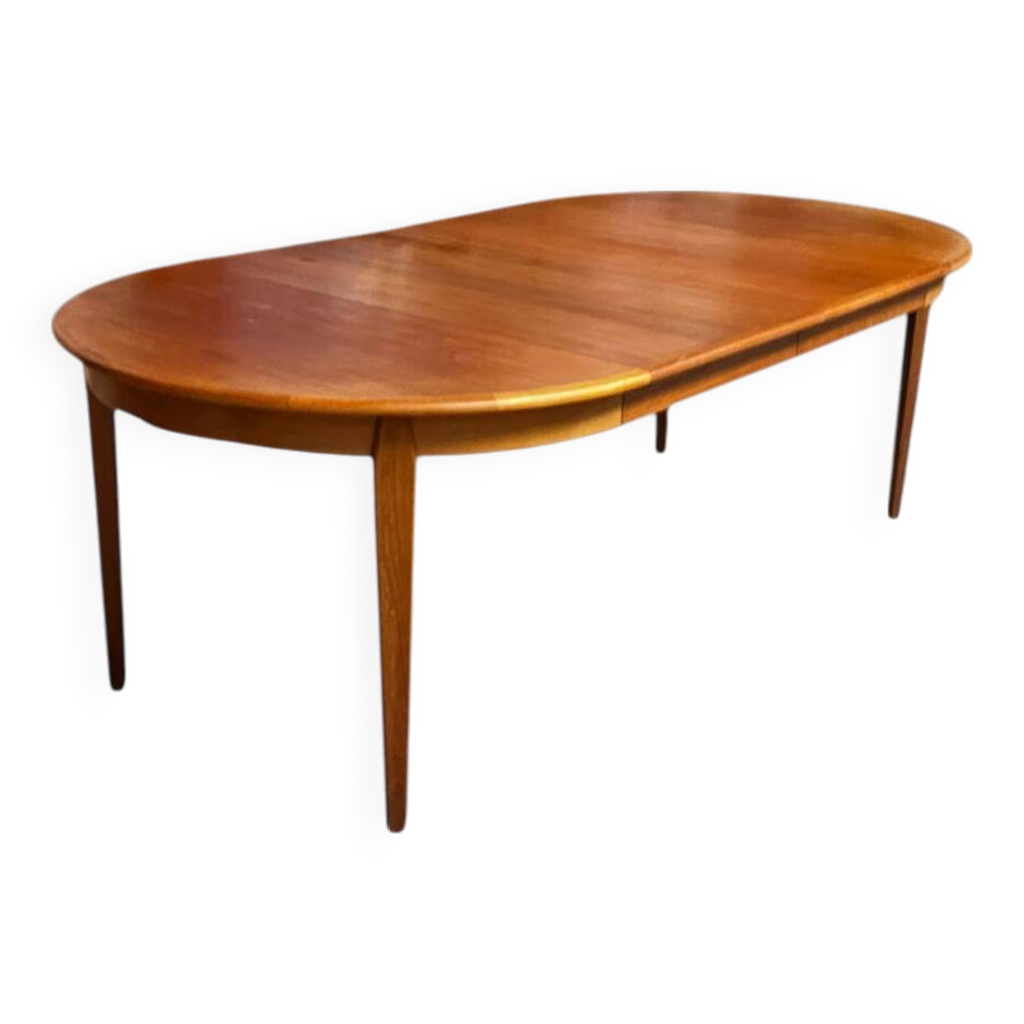 Table à manger ronde extensible avec deux rallonges | Selency