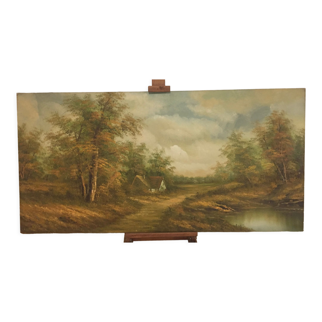 Tableau huile sur toile | Selency