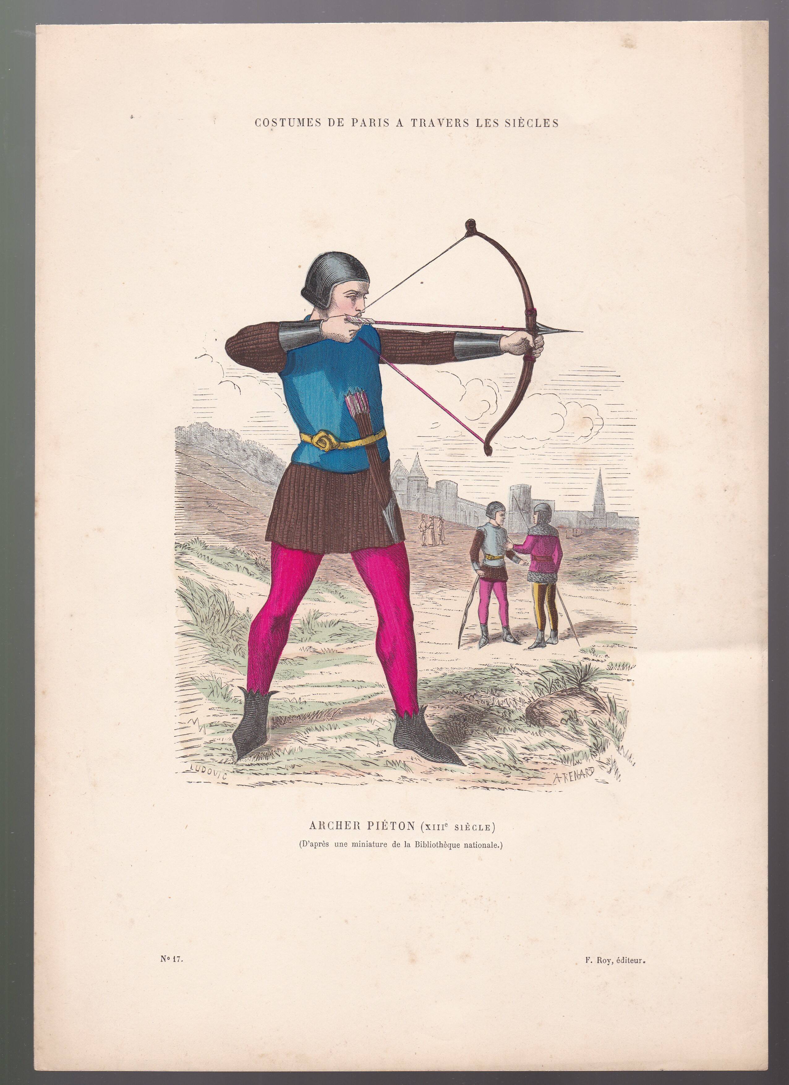 Une illustration , une image d' époque éditeur f . Roy costumes de ...