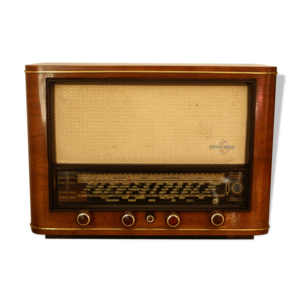 Poste radio TSF à lampes Ducretet-Thomson années 1955 | Selency