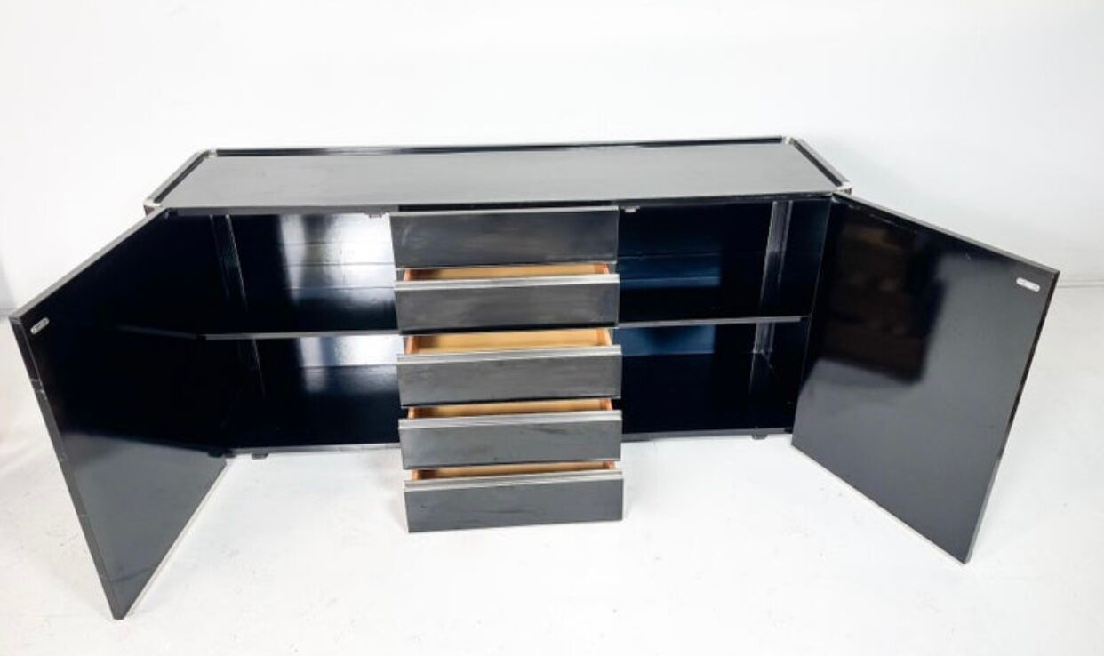 Buffet italien par Willy Rizzo pour Mario Sabot, années 1970 | Selency