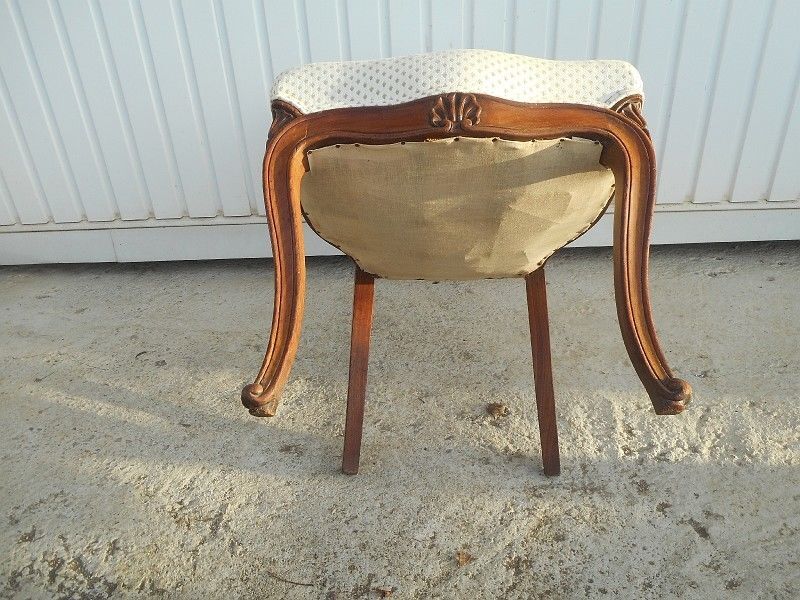 Chaise Louis XV acajou du 19ème siecle | Selency