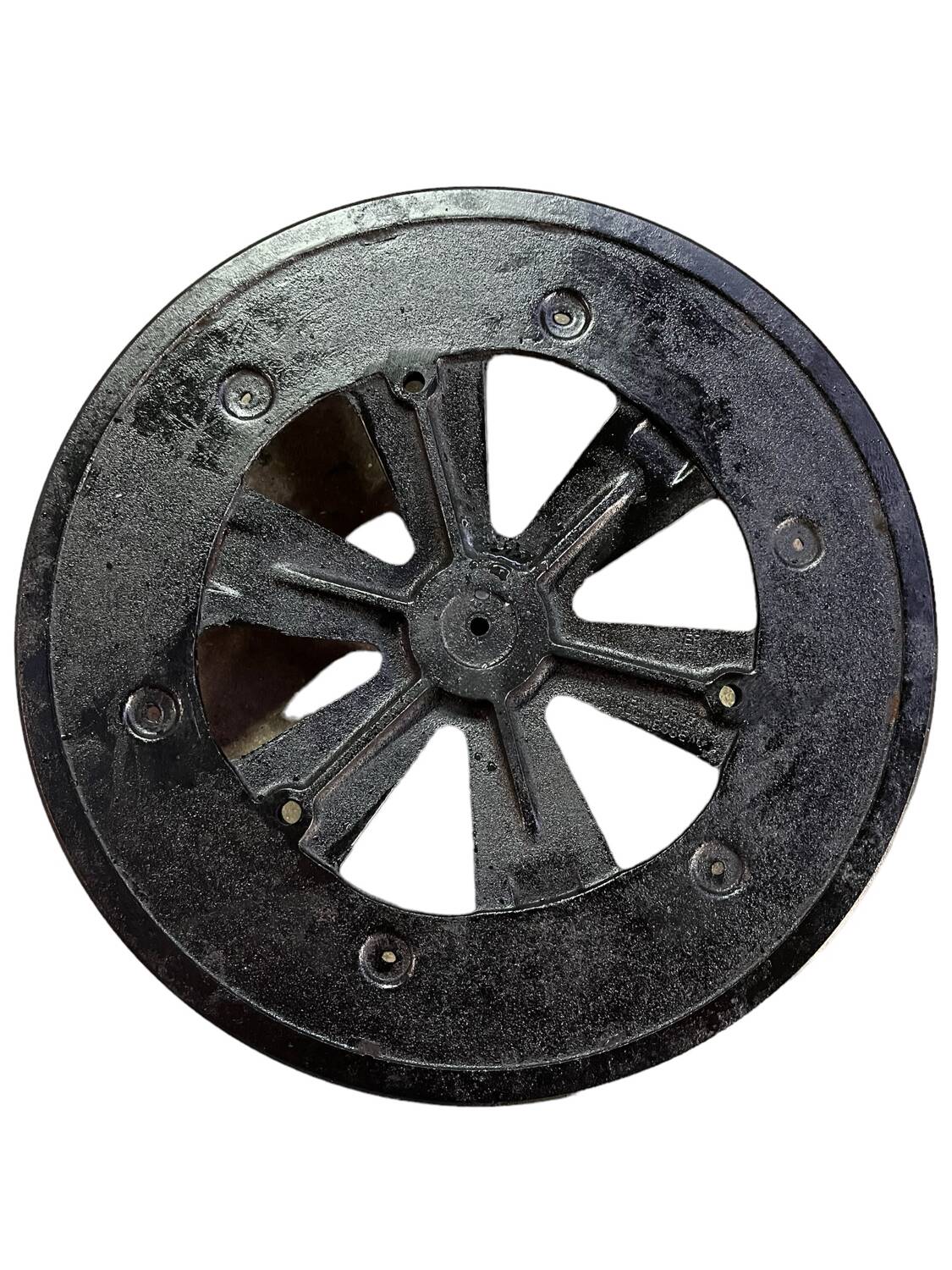 Table ronde à manger JLR pied tulipe plateau bois avec rallonge | Selency