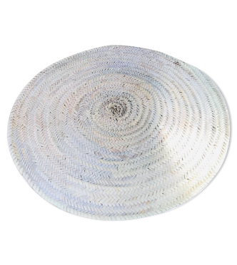 Tapis rond osier tressé | Selency