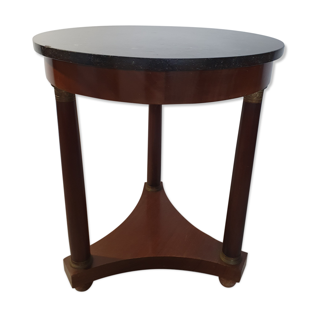 Table ronde d'appoint ou de desserte 19e siècle style empire | Selency