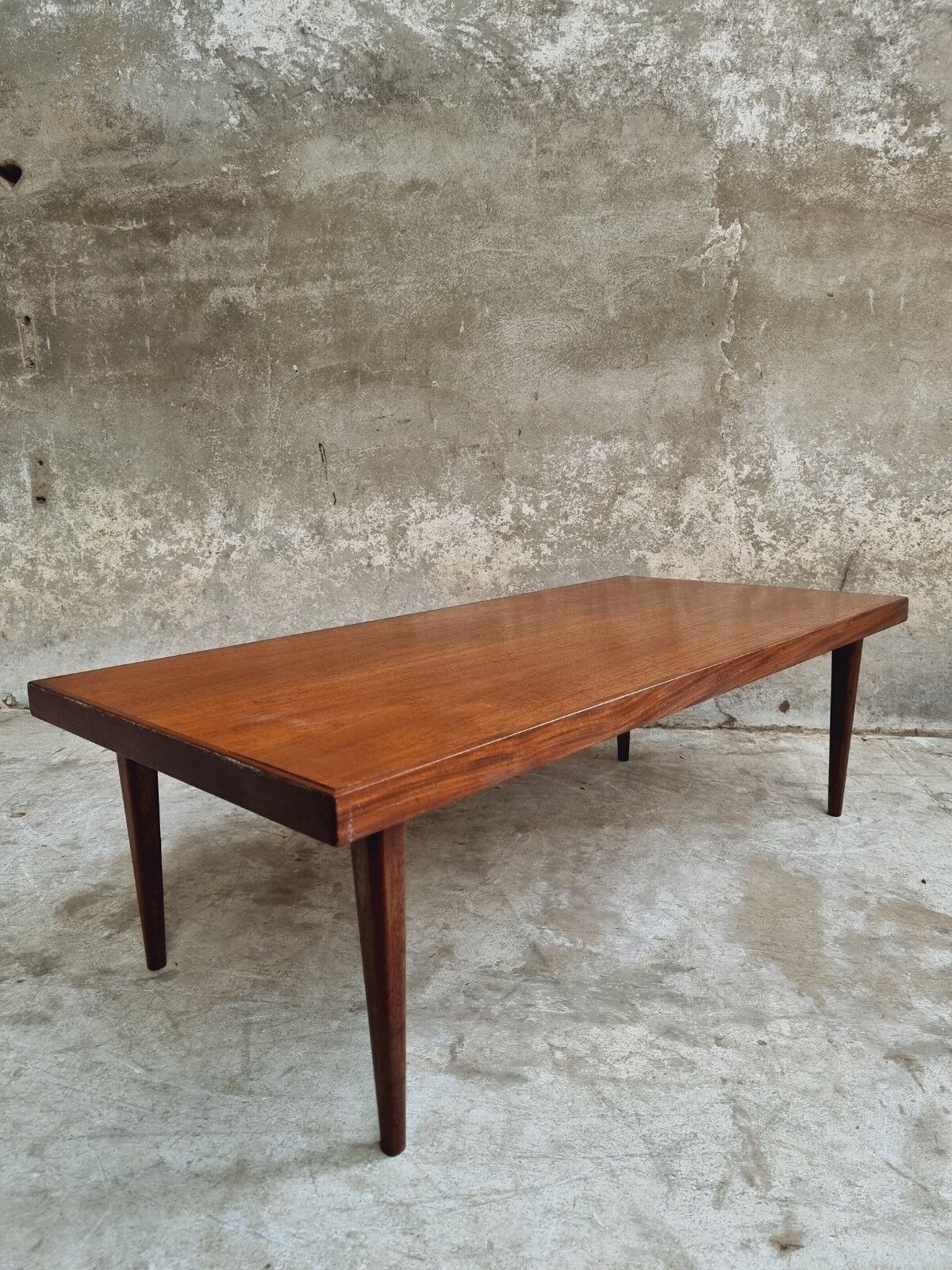 Table basse rétro design teck années 60 | Selency