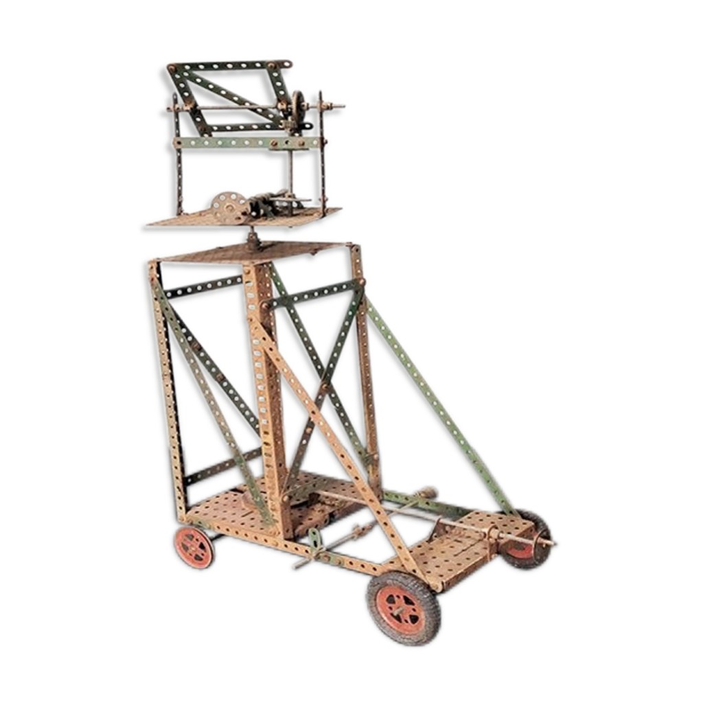 Old toy Meccano scaffolding | Selency