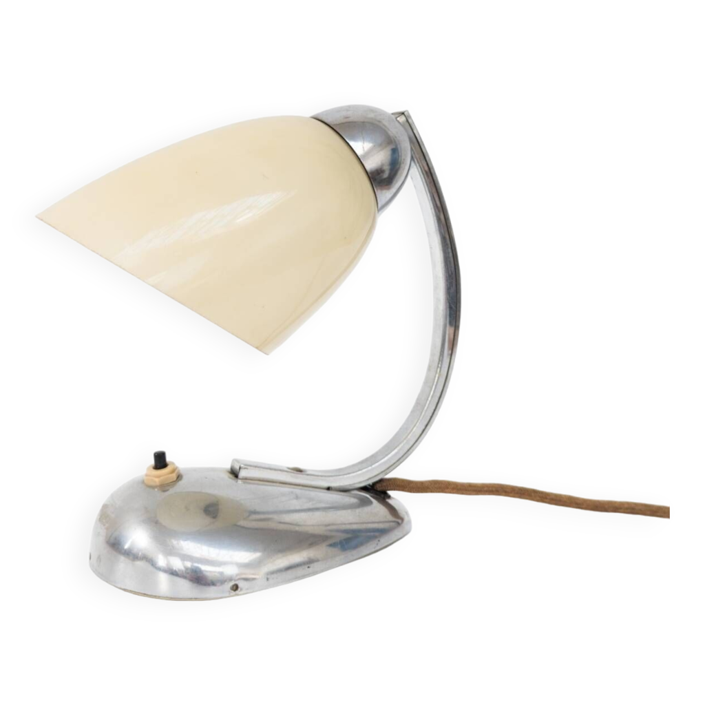 Art Deco streamline table lamp by Napako, 1940s | Selency