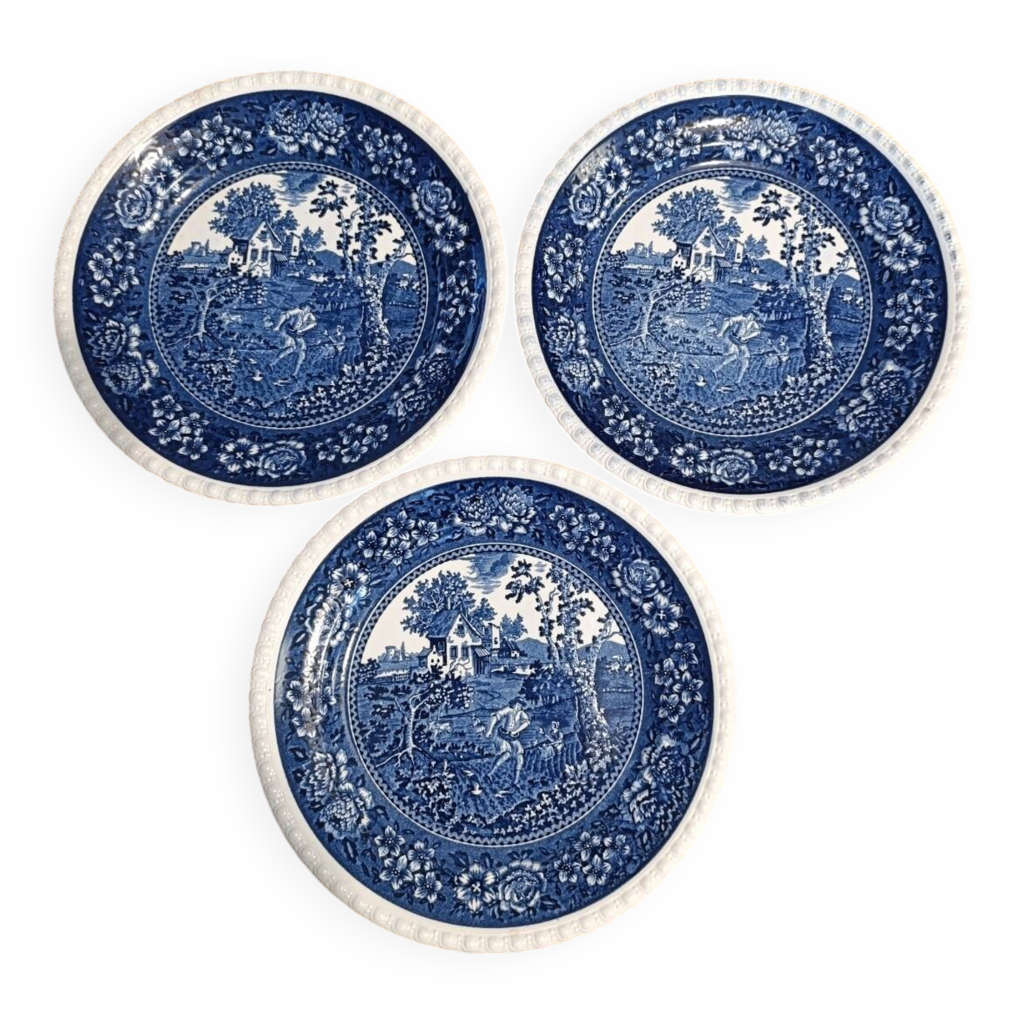 Lot de 3 assiettes plates villeroy & boch rusticana - Avec défauts ...