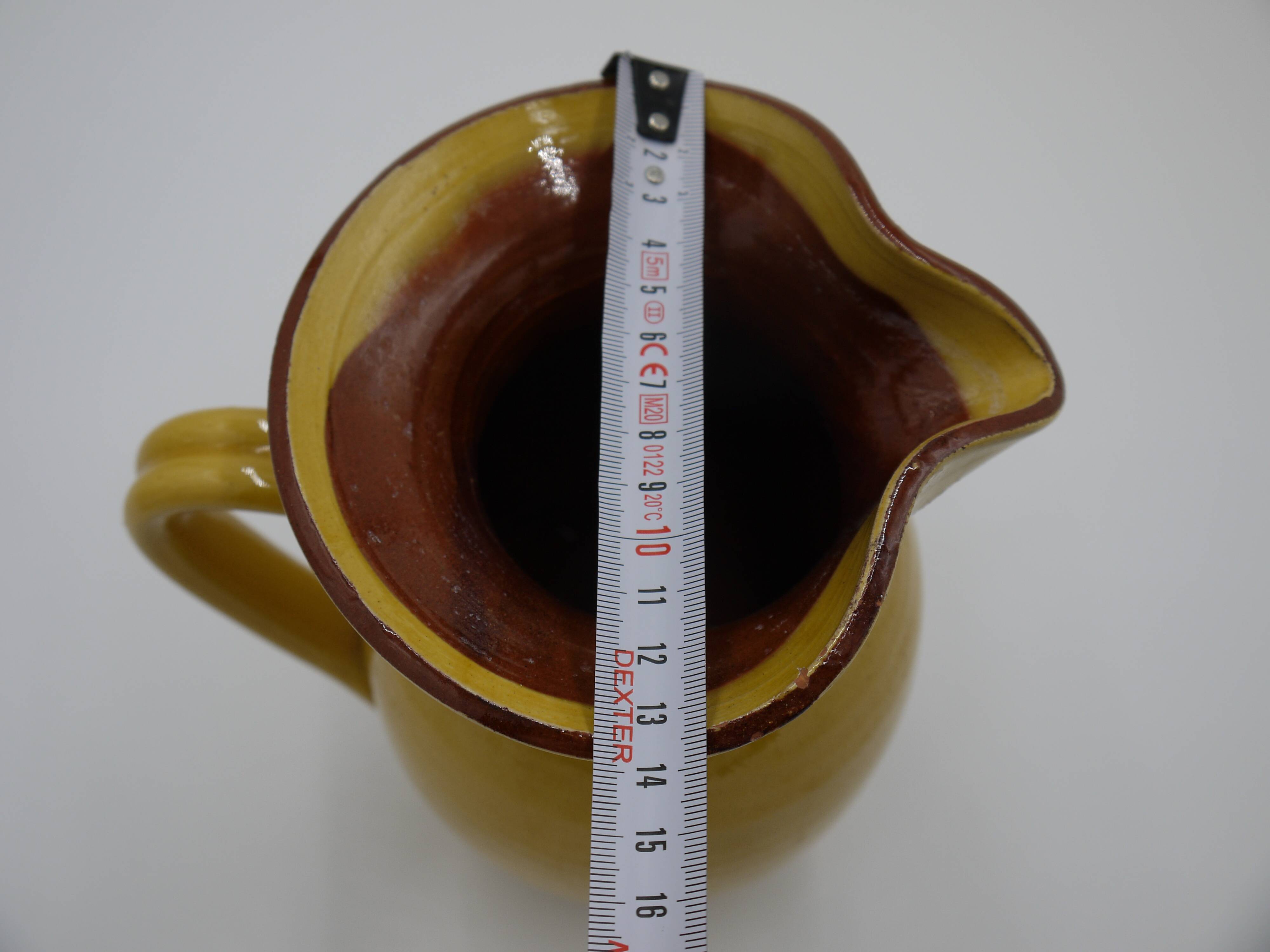 Pichet en céramique jaune | Selency