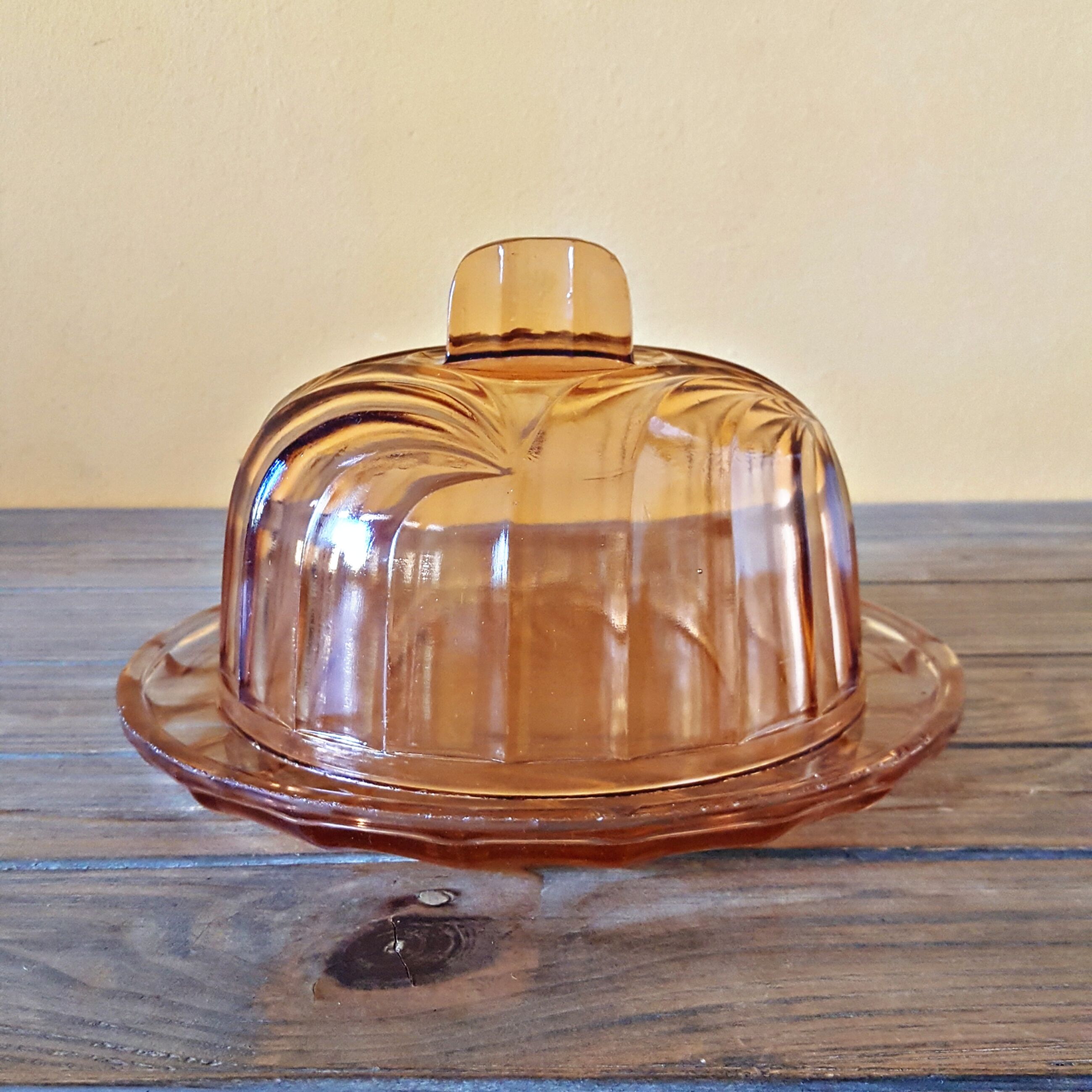 Cloche en verre et son plateau pour gâteaux ou fromage | Selency
