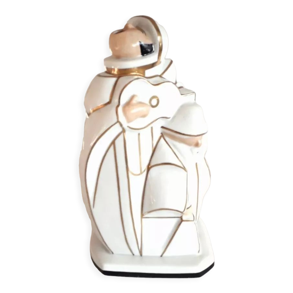 Ancienne veilleuse ROBJ ceramique art deco | Selency