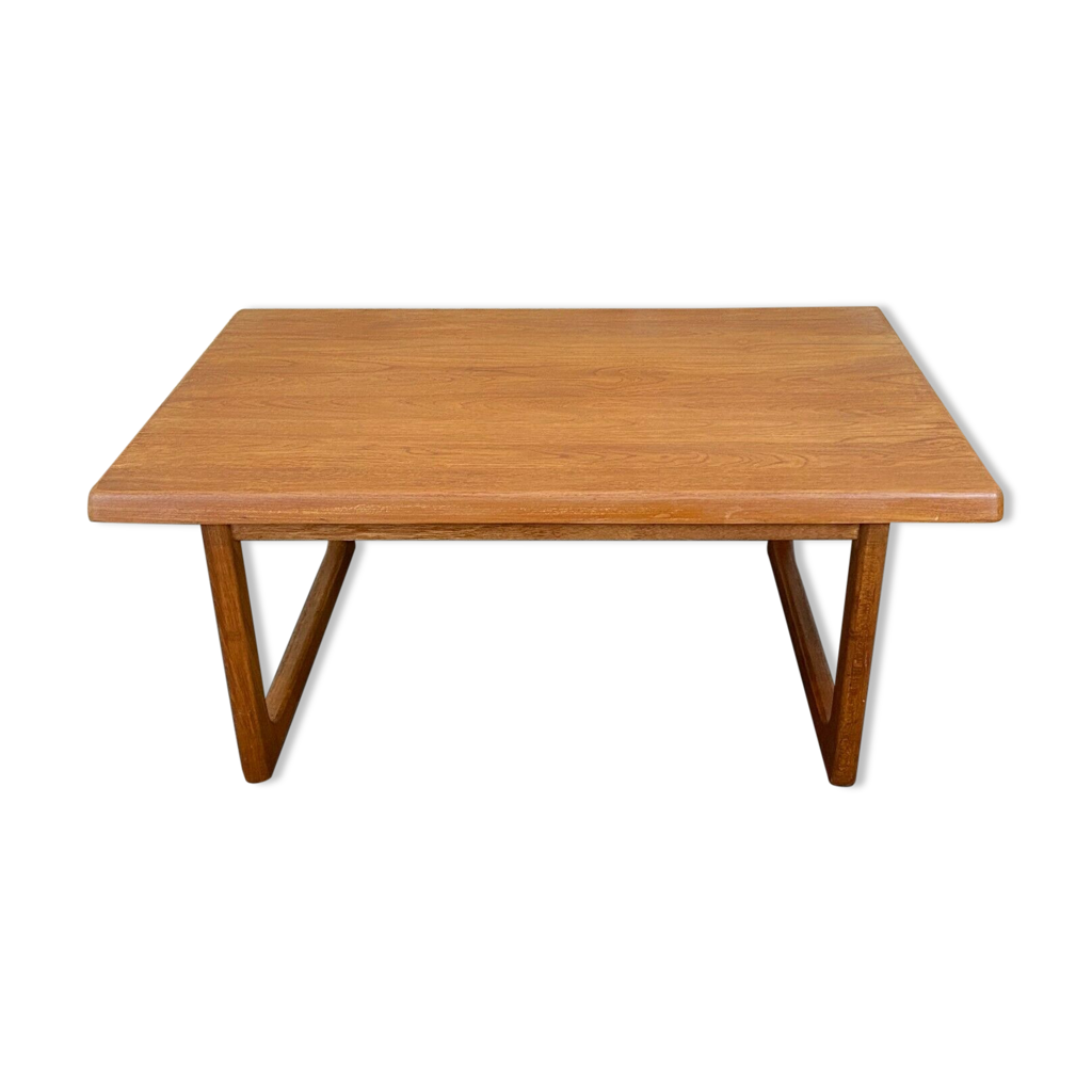 60s 70s Teak Table Side Table Coffee Table Niels Bach Design Denmark | Selency
