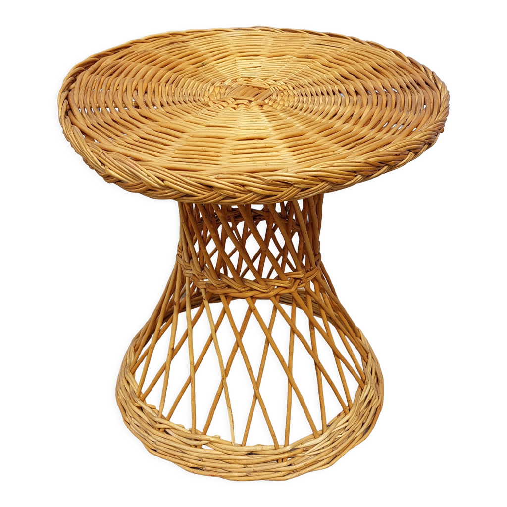 table basse en osier | Selency