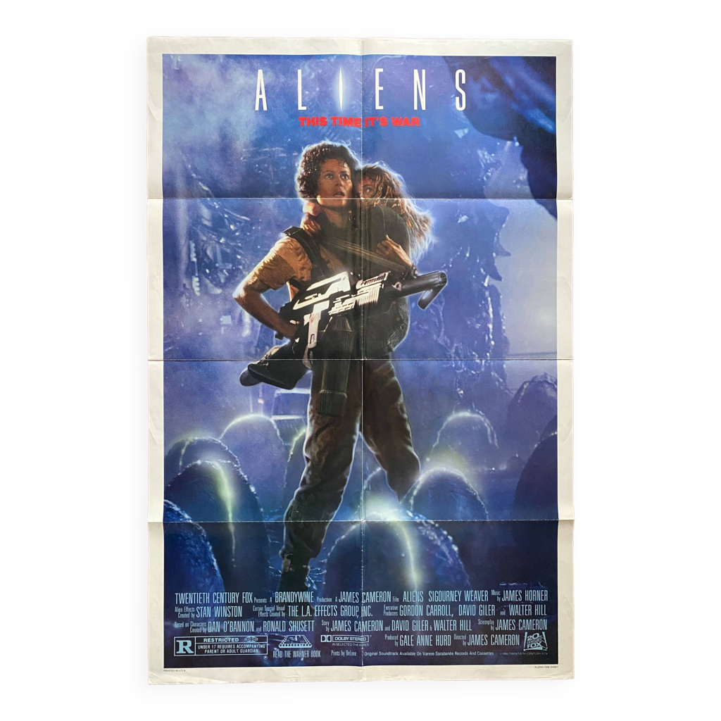 Affiche cinéma originale "Aliens le retour" Sigourney Weaver 69x104cm ...