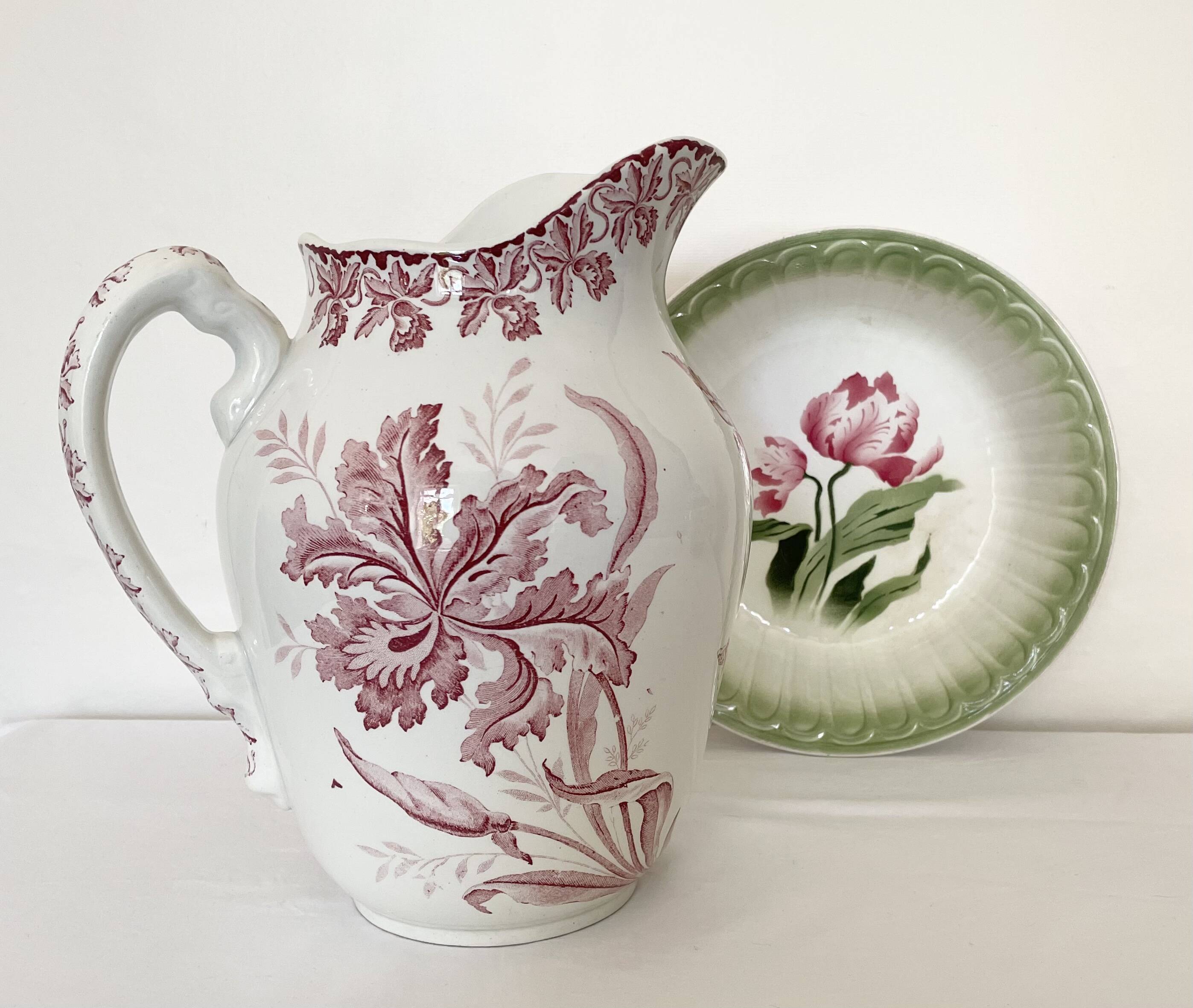 Pichet Moulin des Loups modèle Orchidées | Selency