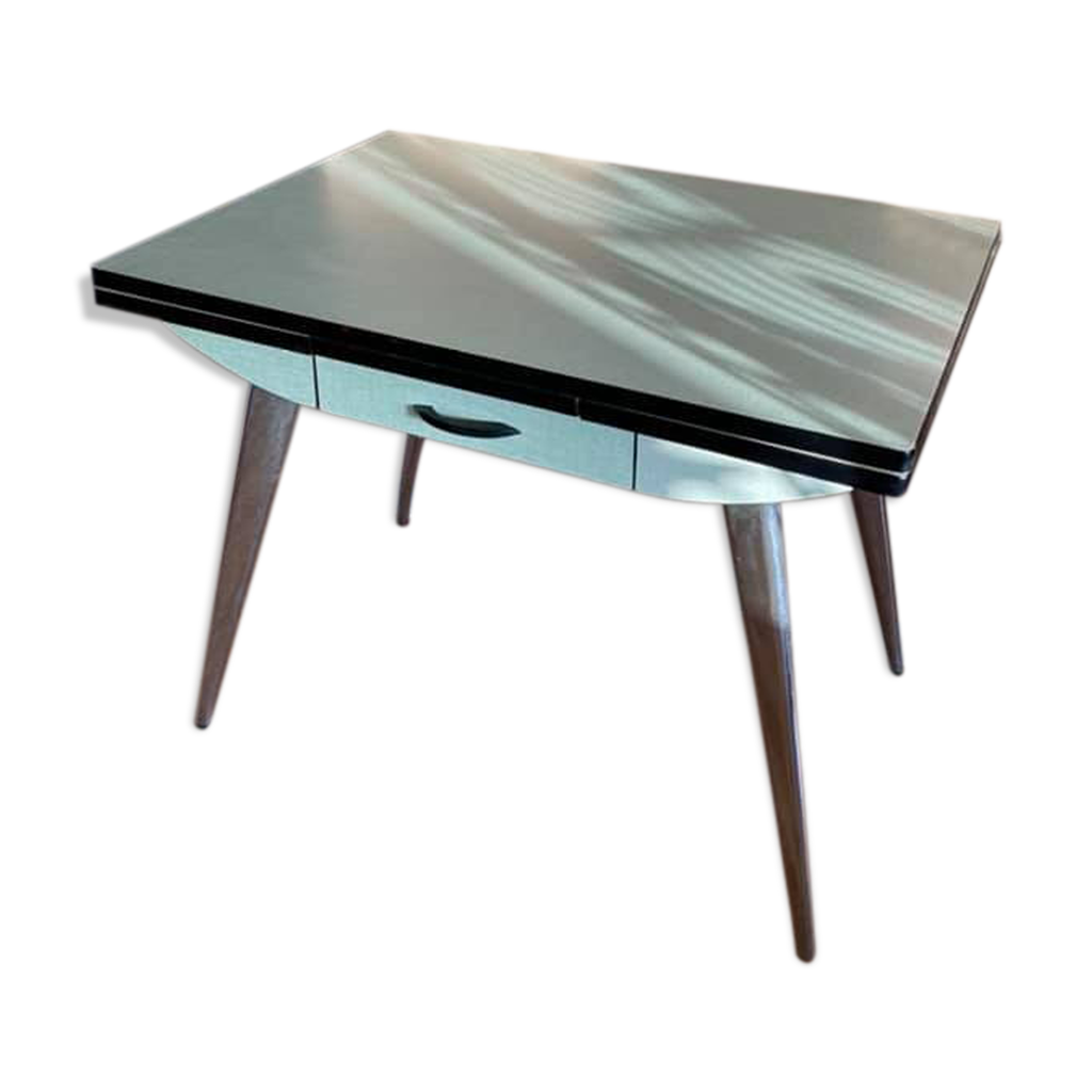 Table en formica vert pastel | Selency